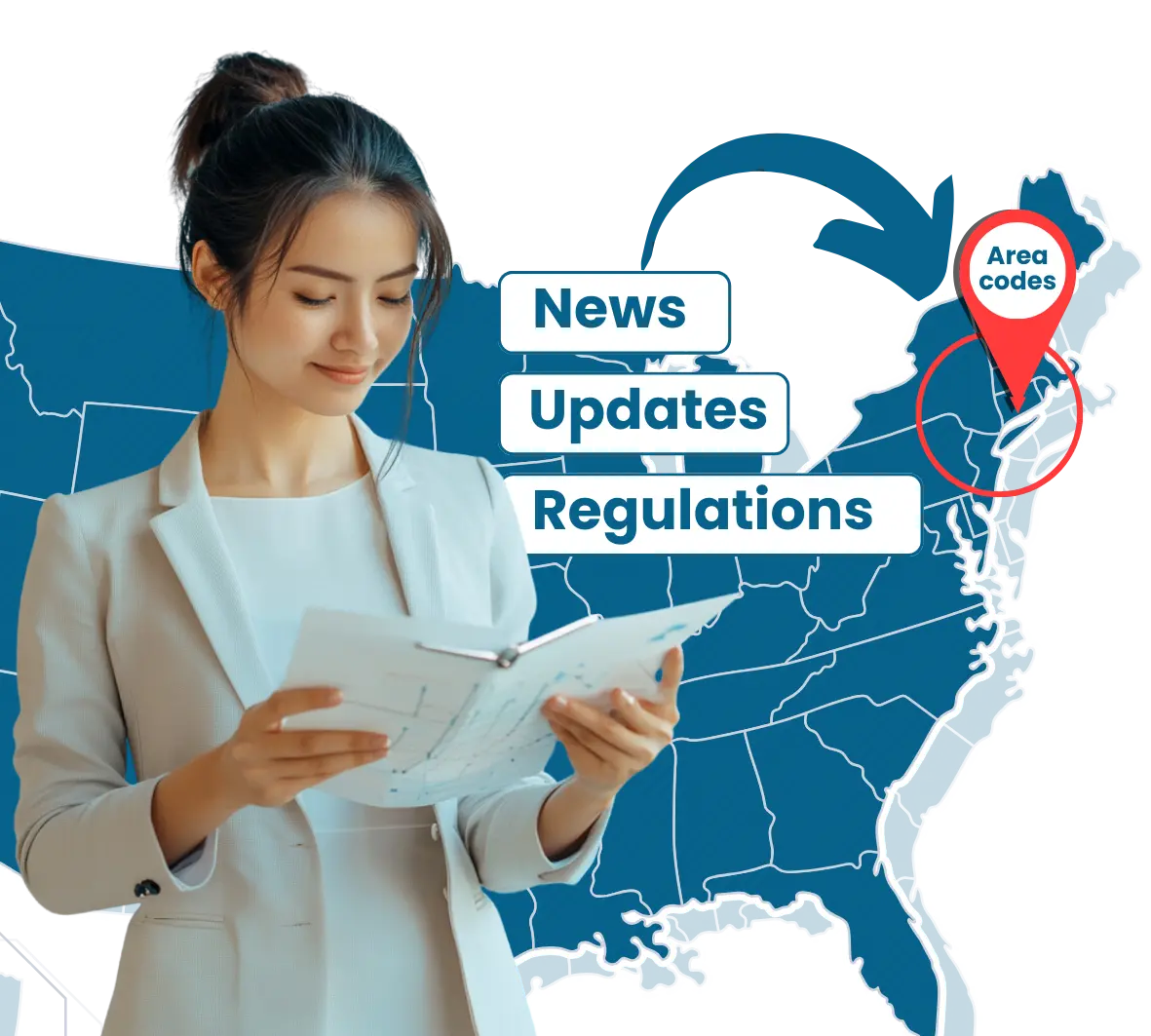 USA Riktnummer: Komplett lista och uppslagsverktyg | Alla 50 stater