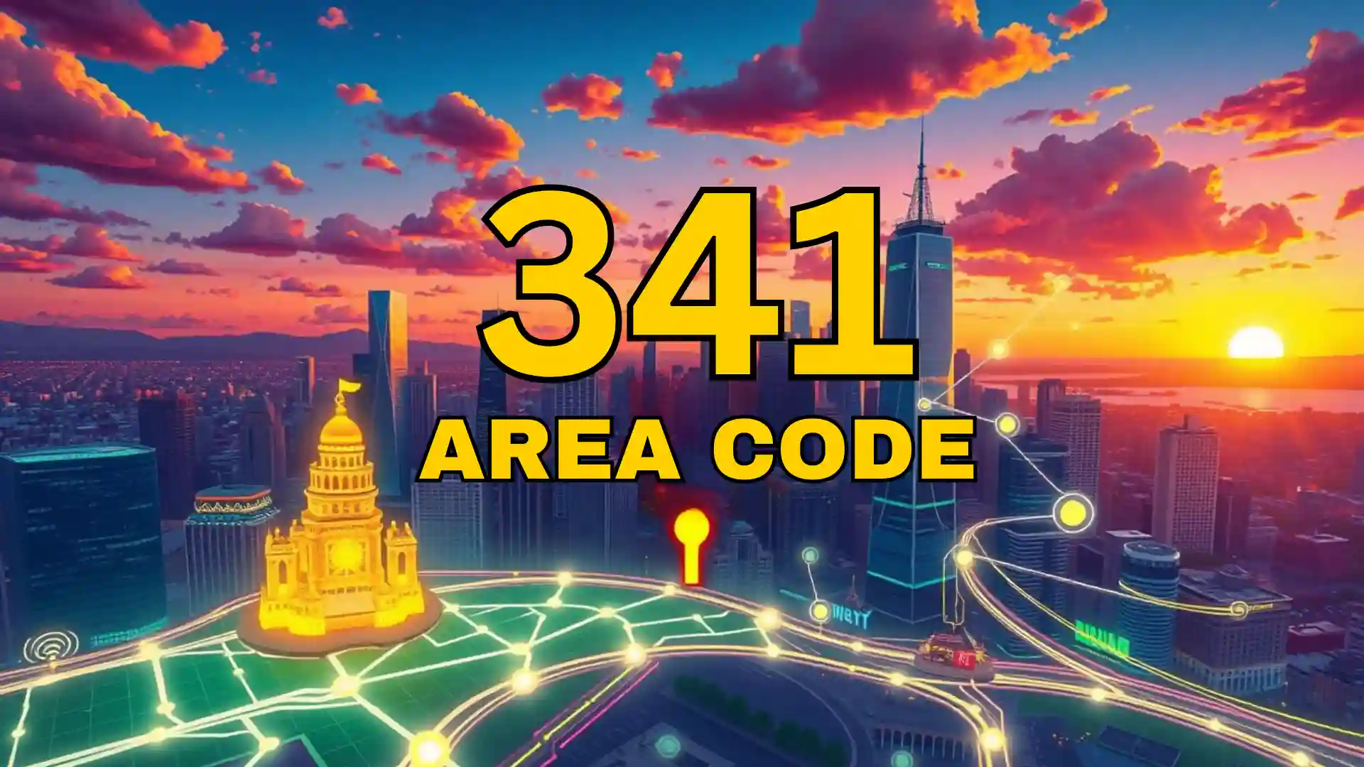 Todo sobre el código de área 341: ubicación, beneficios y más